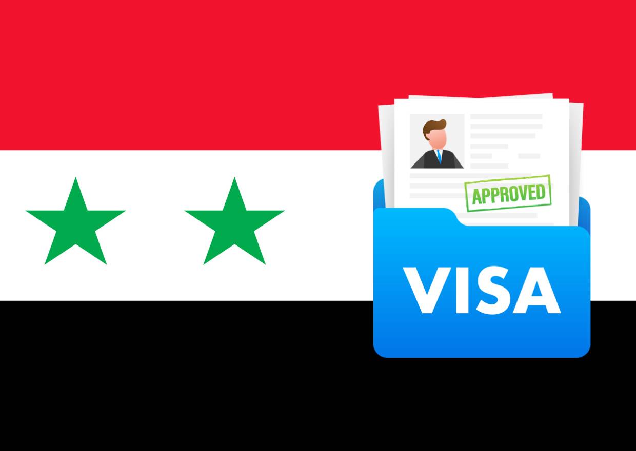 Syria visa form for border security clearance number