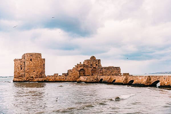 Travel to Sidon Sea Castle Lebanon | The best choise