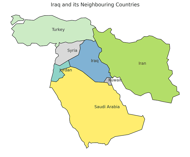 Geography of Iraq in 2025