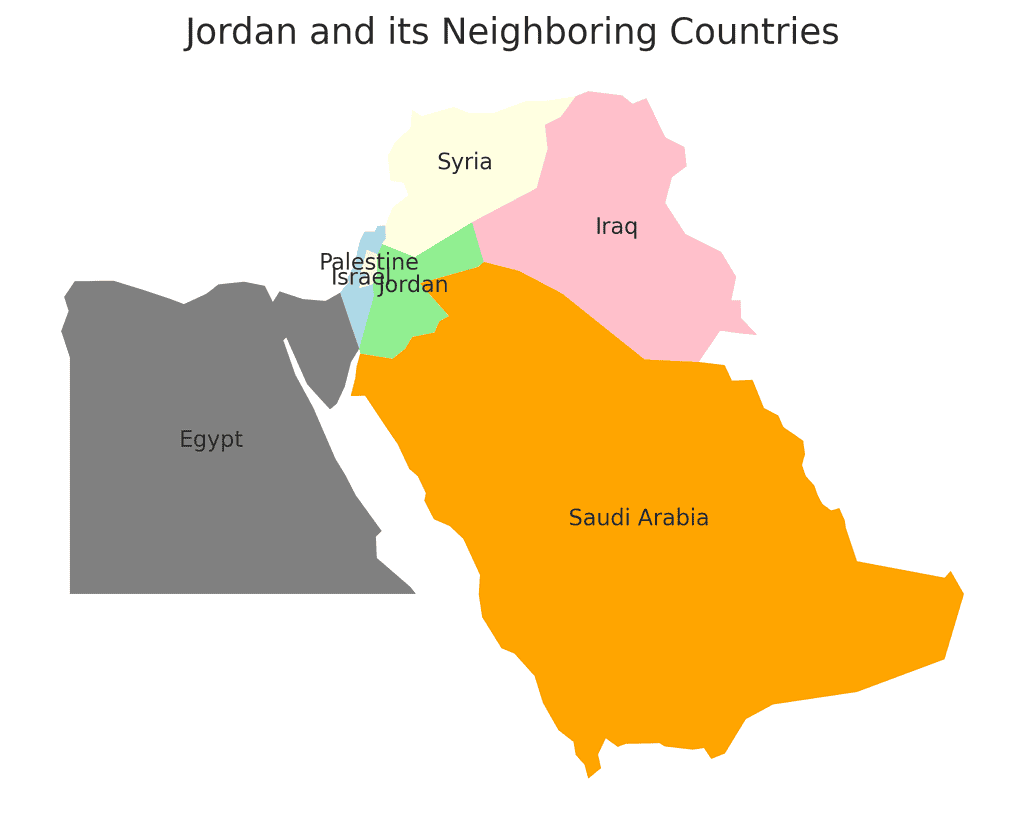 Geography of Jordan in 2025