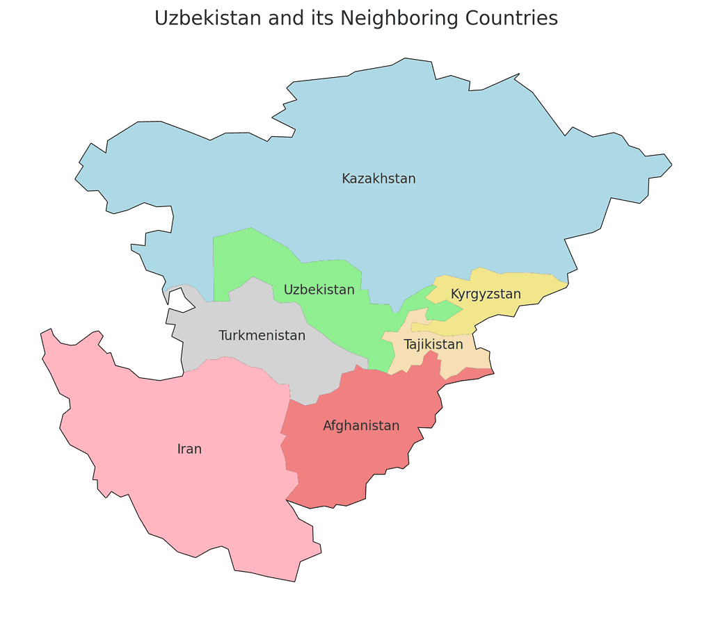 Geography of Uzbekistan in 2025